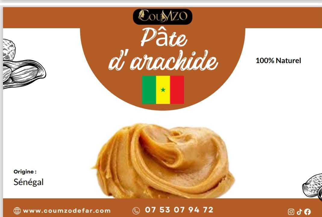 Tigadegué pate d'arachide du senegal 5kg – Coumzodefar